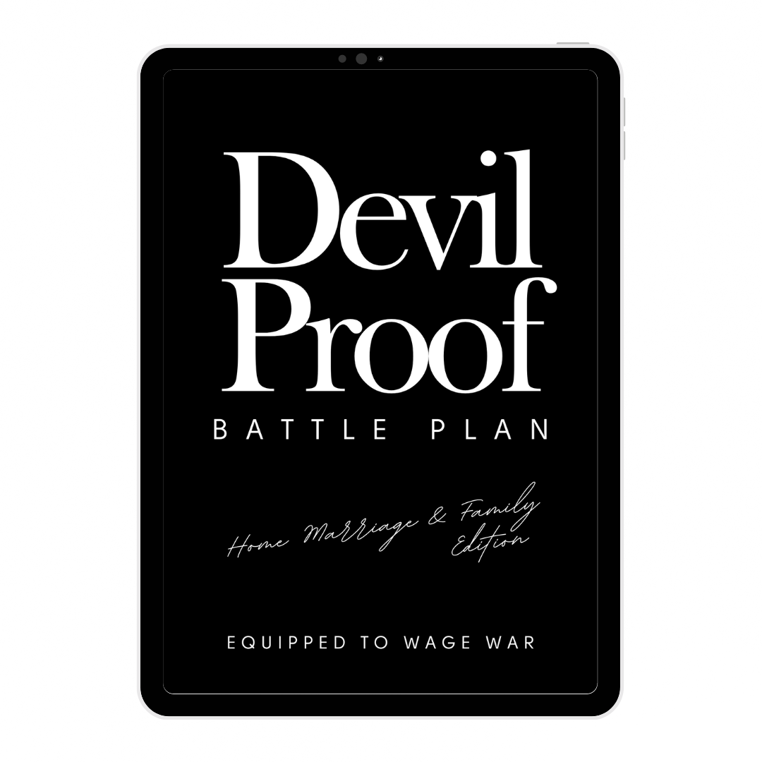 DEVIL PROOF - BATTLE PLAN EBOOK – Joanna Beck Ministries